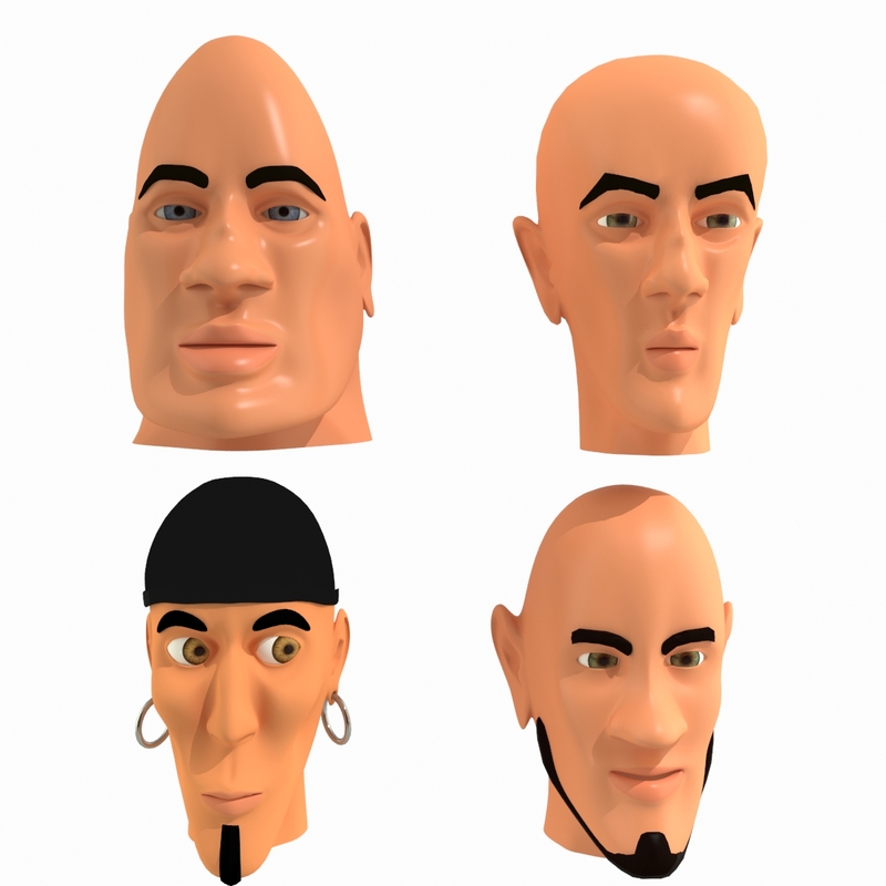 max cartoon characters faces