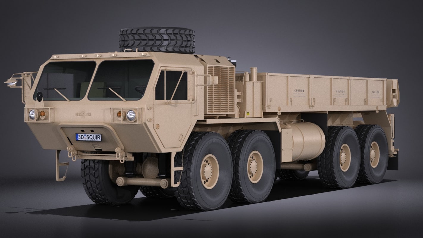 3d oshkosh hemitt a4 model
