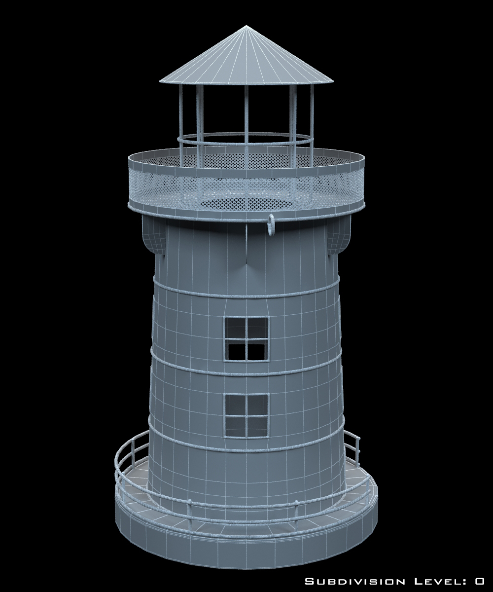 light lighthouse obj