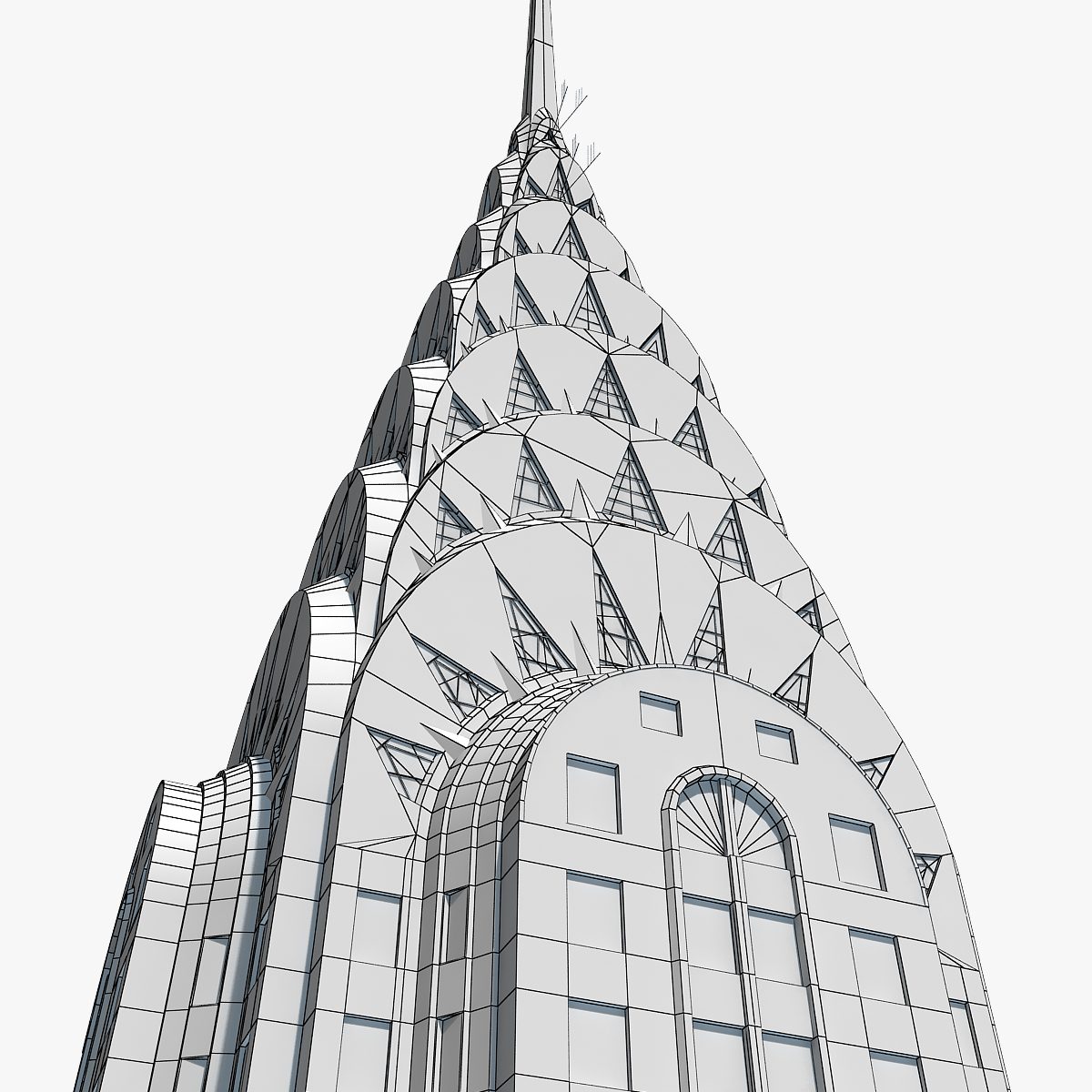 chrysler building 3d max
