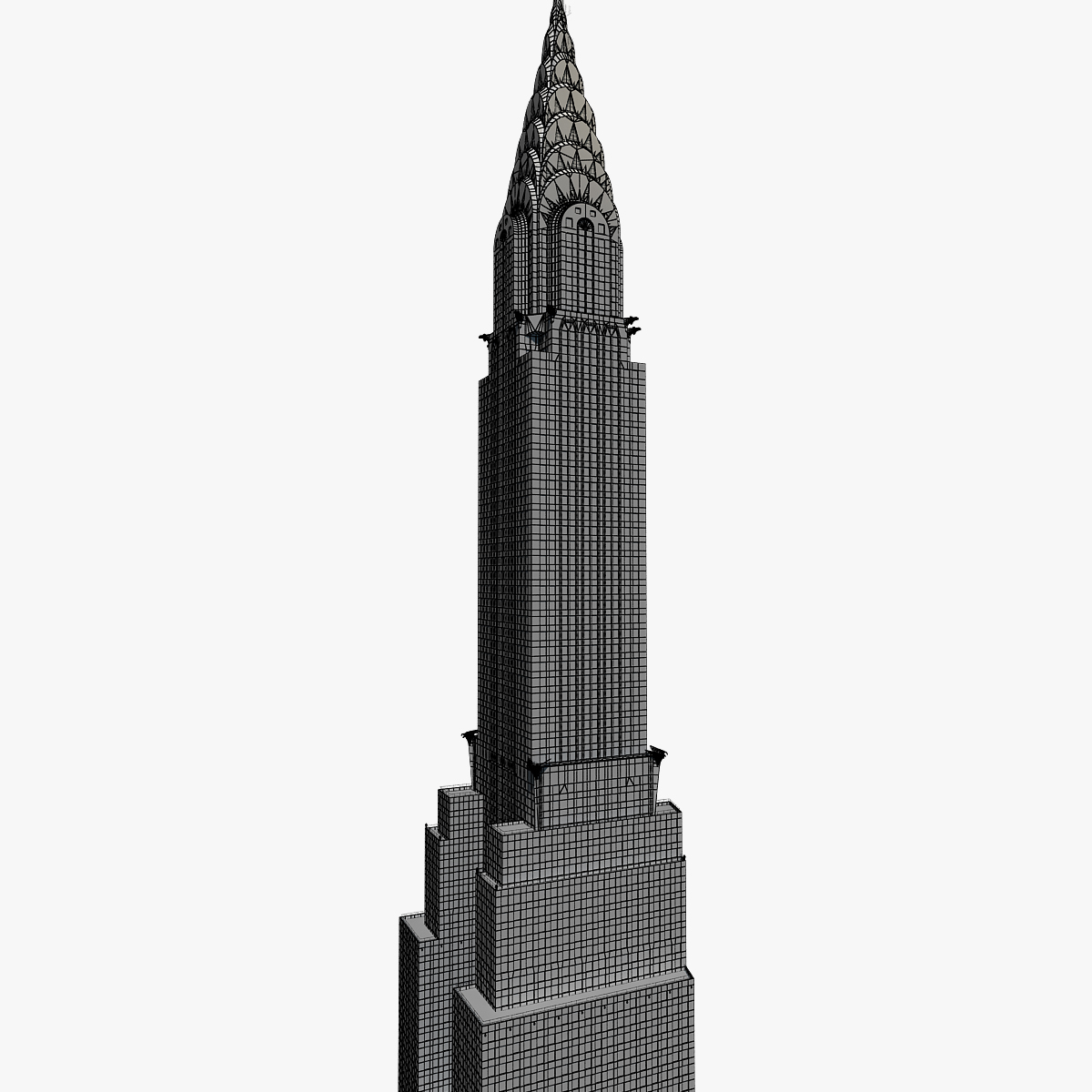 chrysler building 3d max