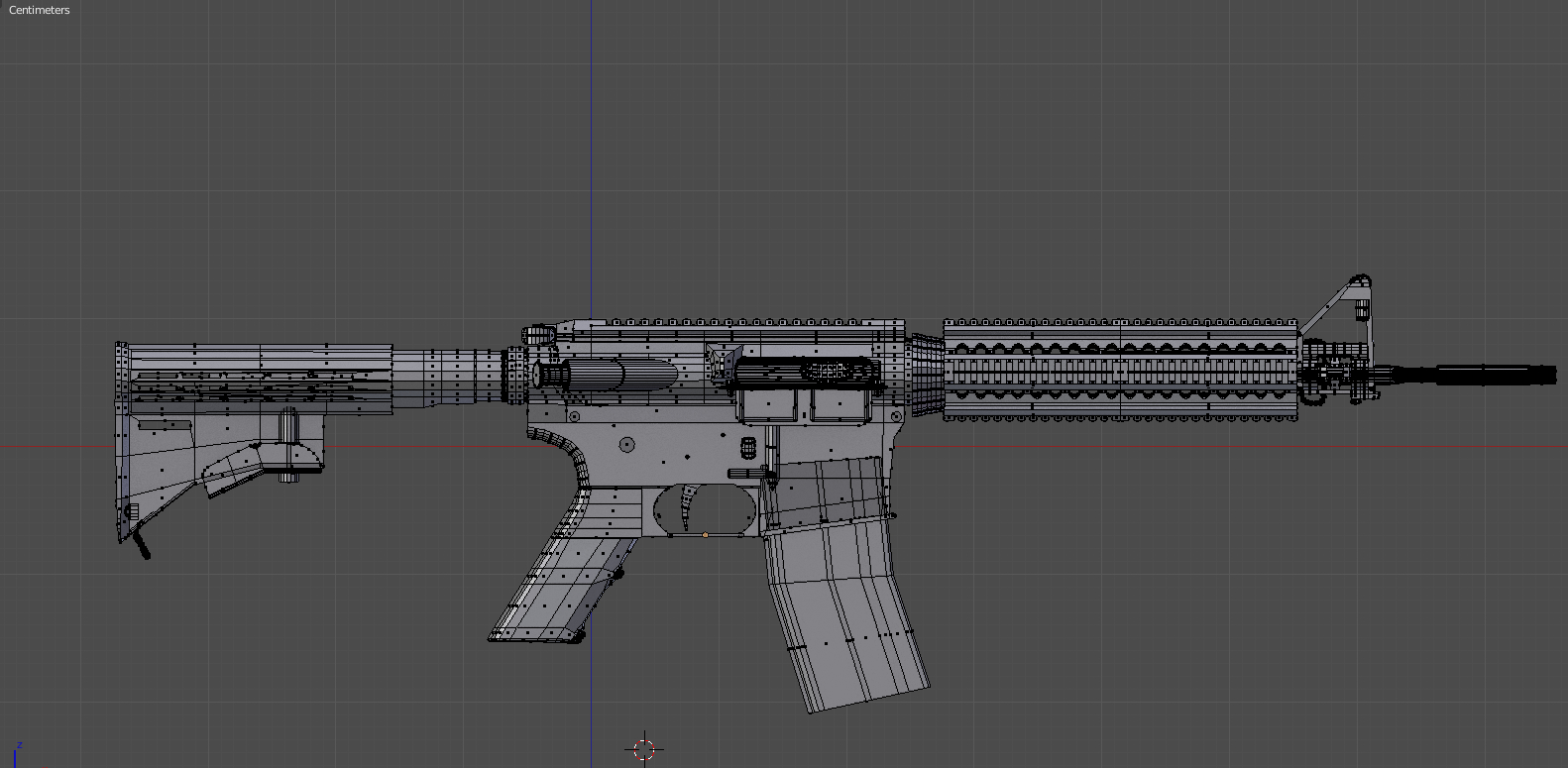 modelo 3d M4A1 de dibujos animados gratis - TurboSquid 1051853