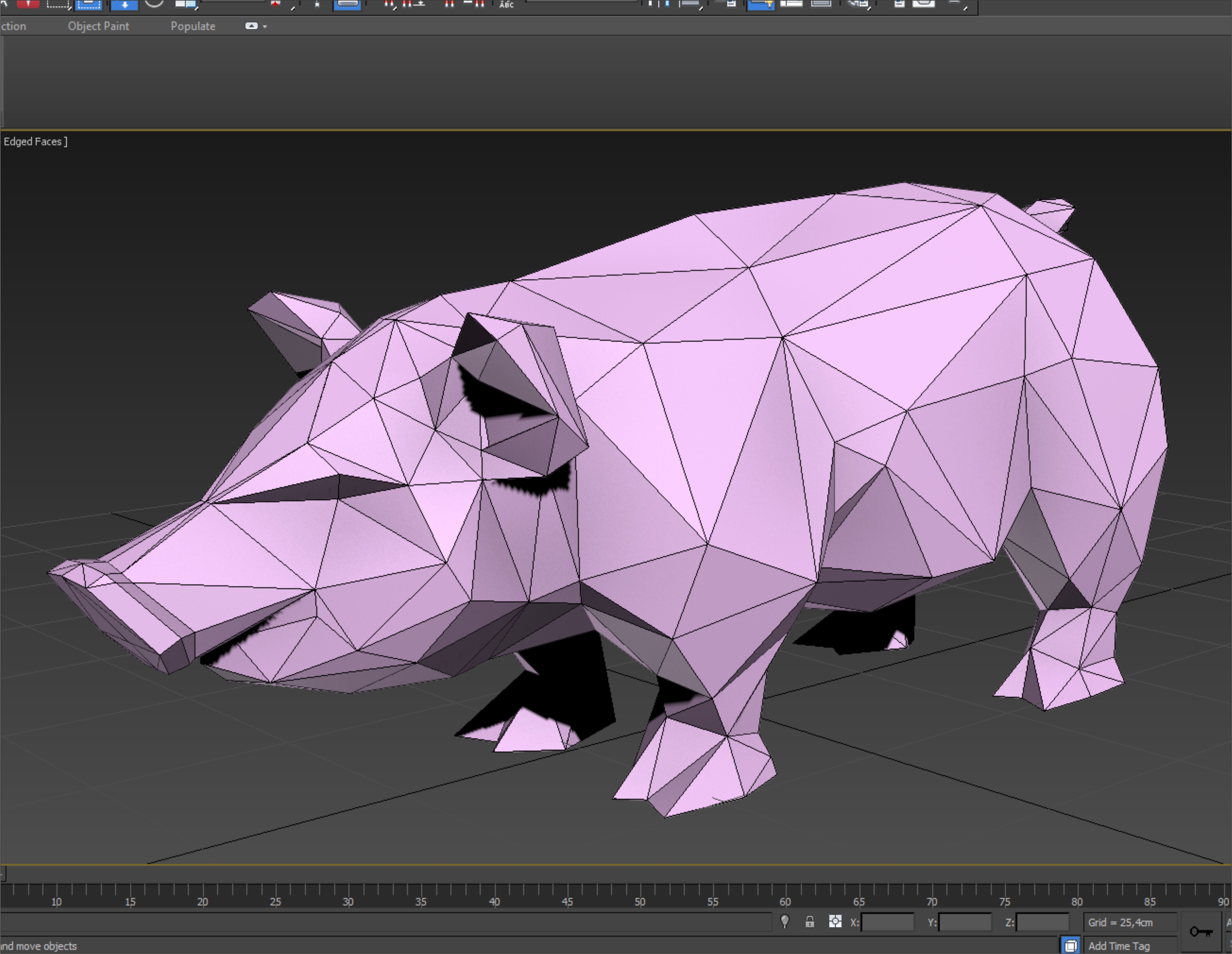 3d pig printing model