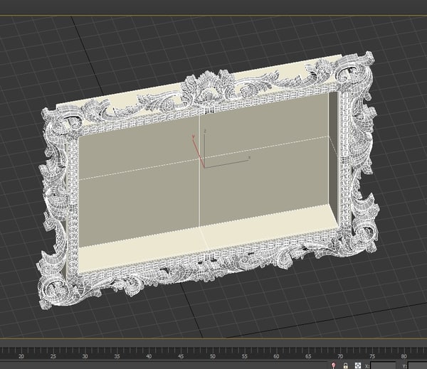 pregno tv frame 3d model