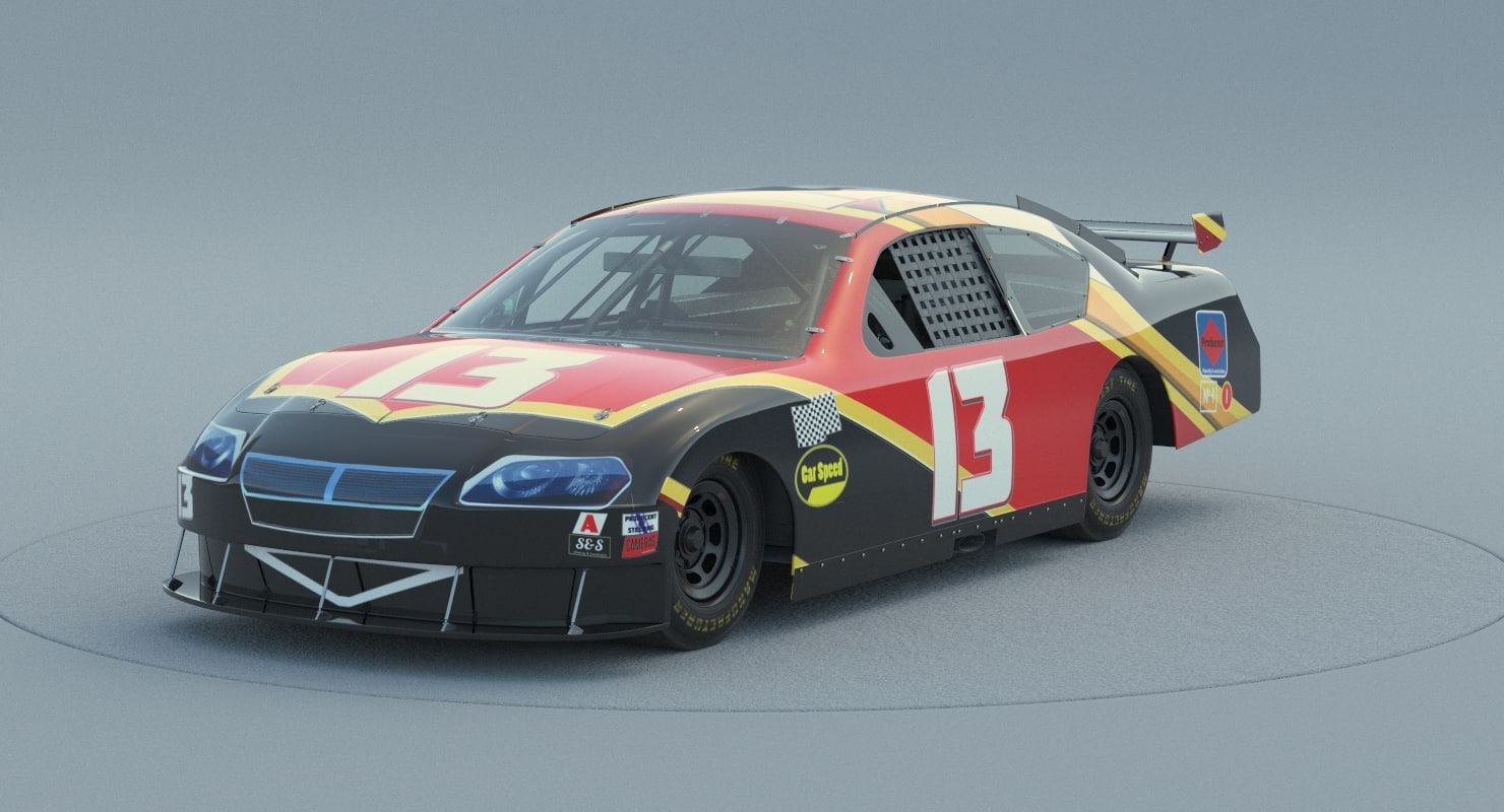 general nascar car 3d max