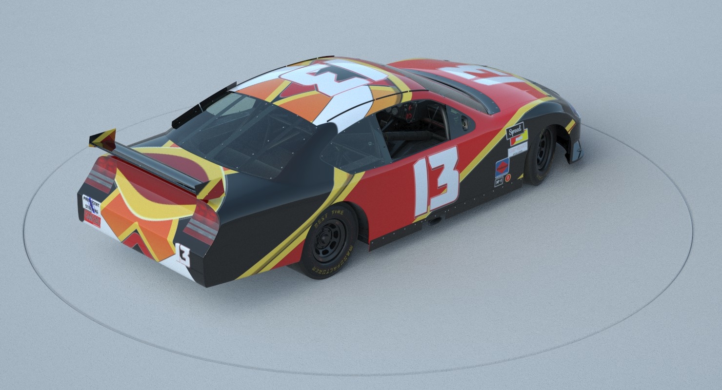 general nascar car 3d max