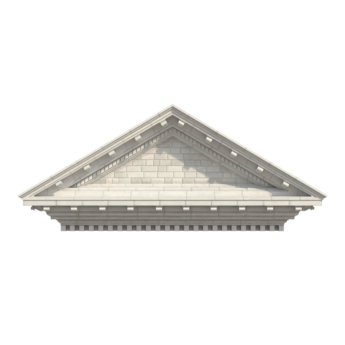 3d pediment greco roman