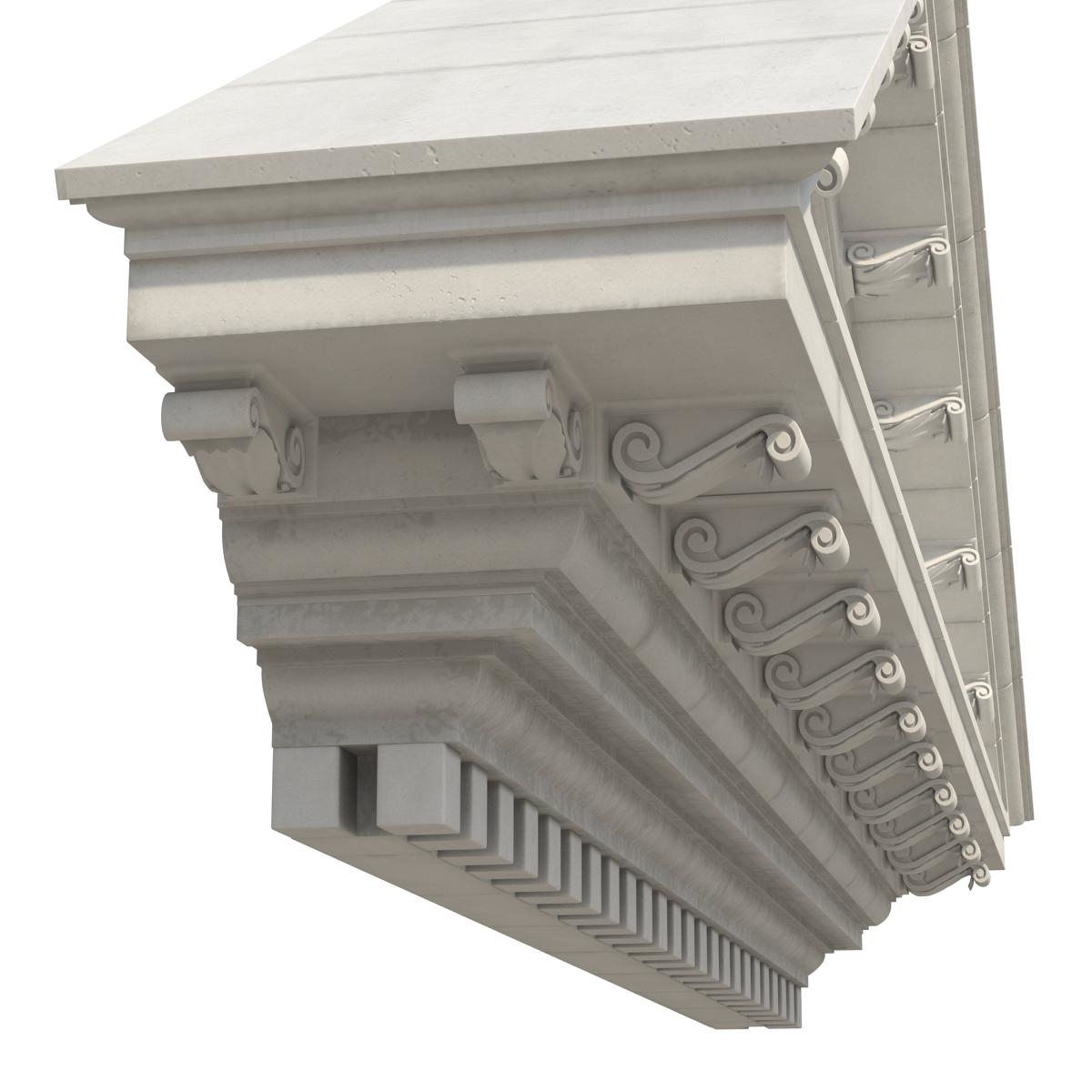 Frontão Greco Romano Modelo 3D - TurboSquid 1052254