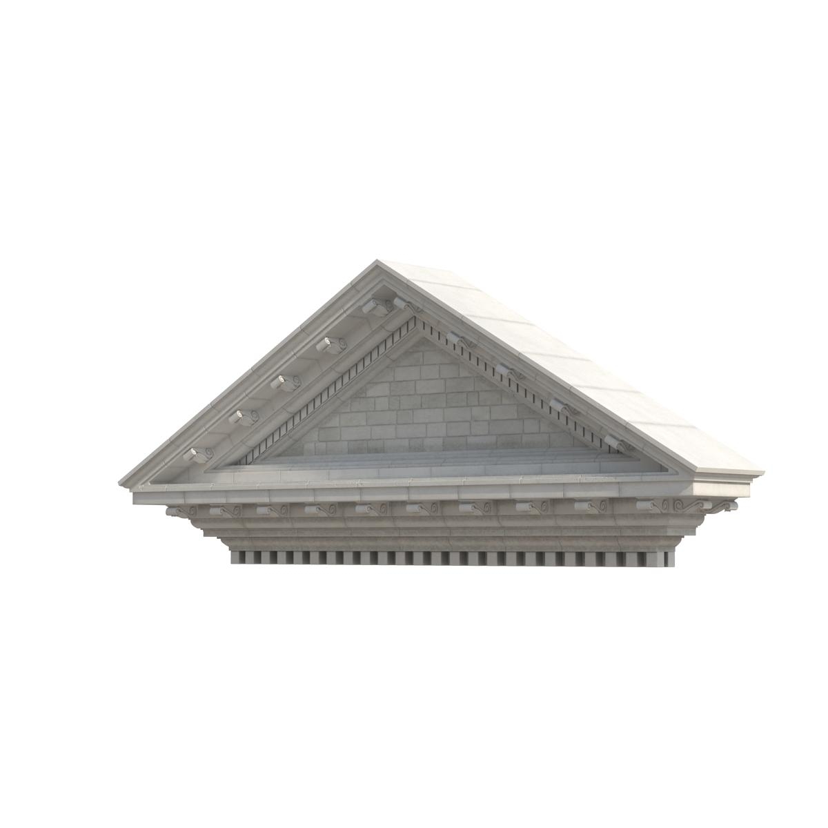 Frontão Greco Romano Modelo 3D - TurboSquid 1052254