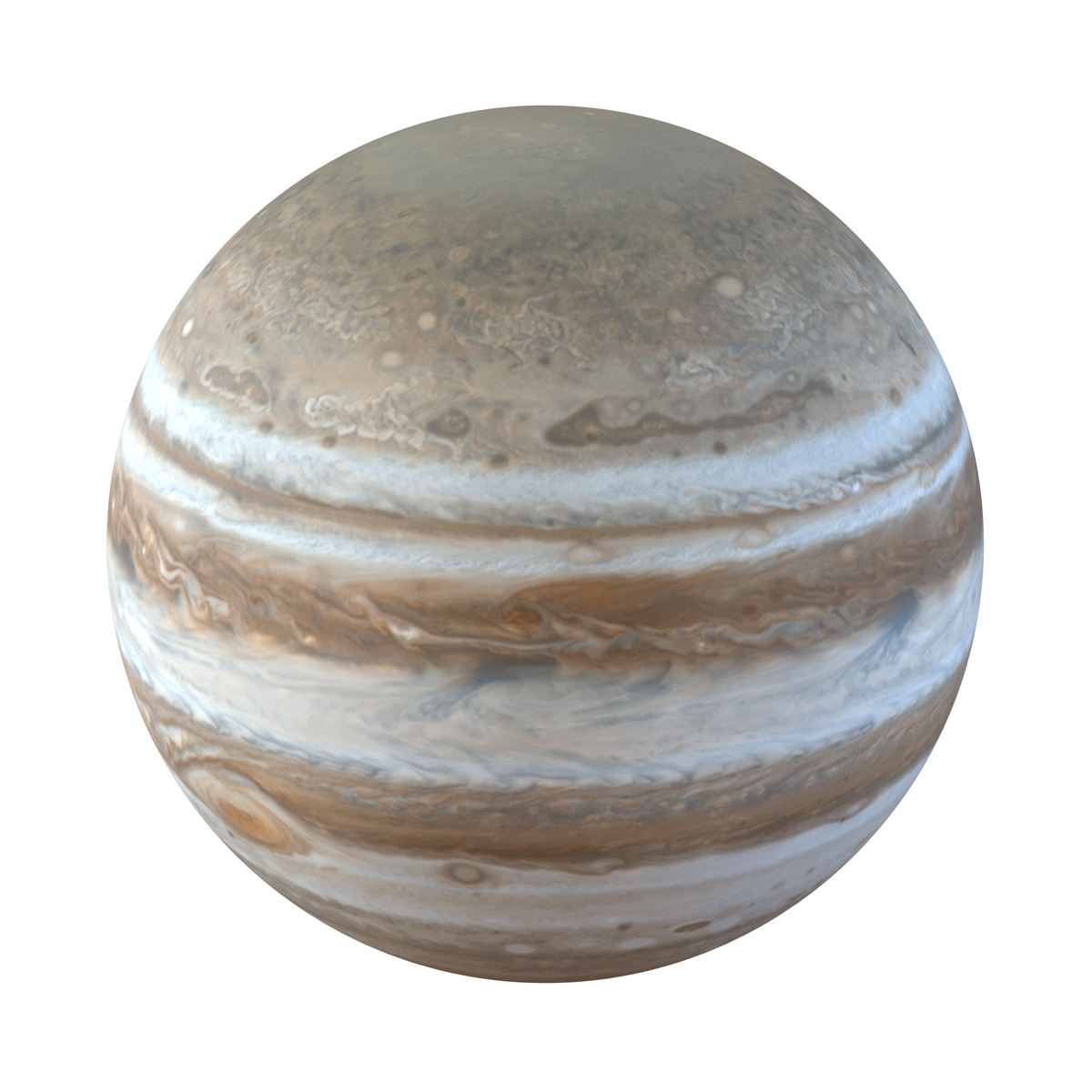 3d model of jupiter planet