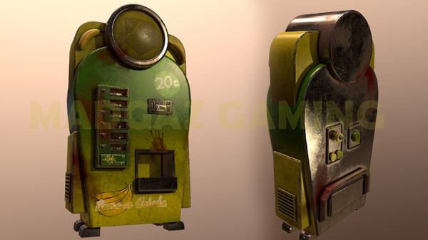 Banana Colada - Custom Perk Machine - Black Ops 3 Zombies3D模型 ...
