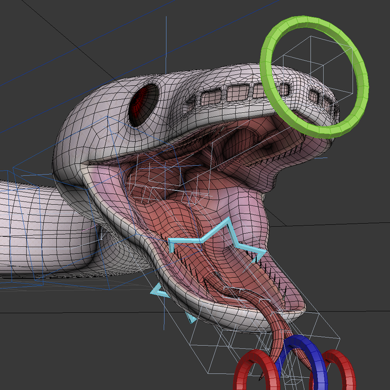 super ball python 3d max