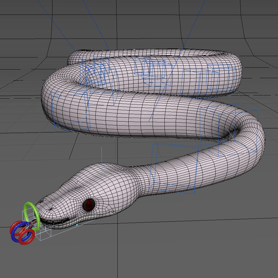 super ball python 3d max