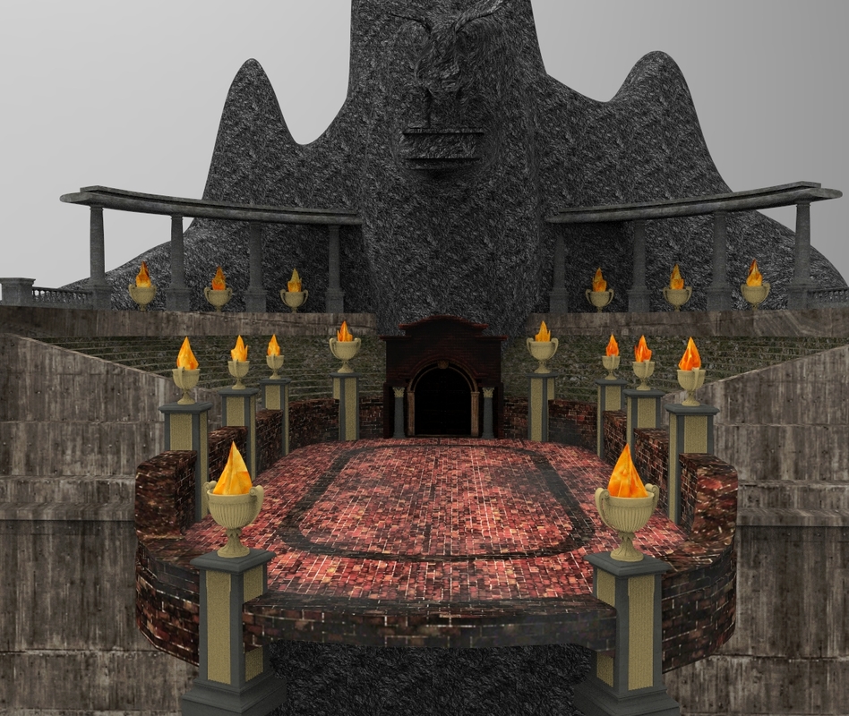 3d model battle ground