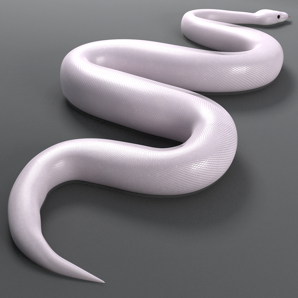 super ball python 3d max