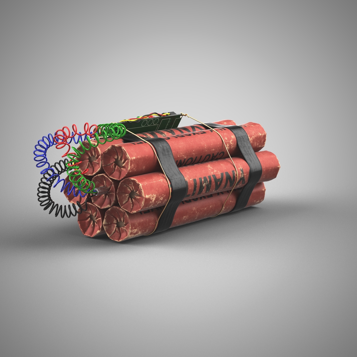 3d dynamite bomb