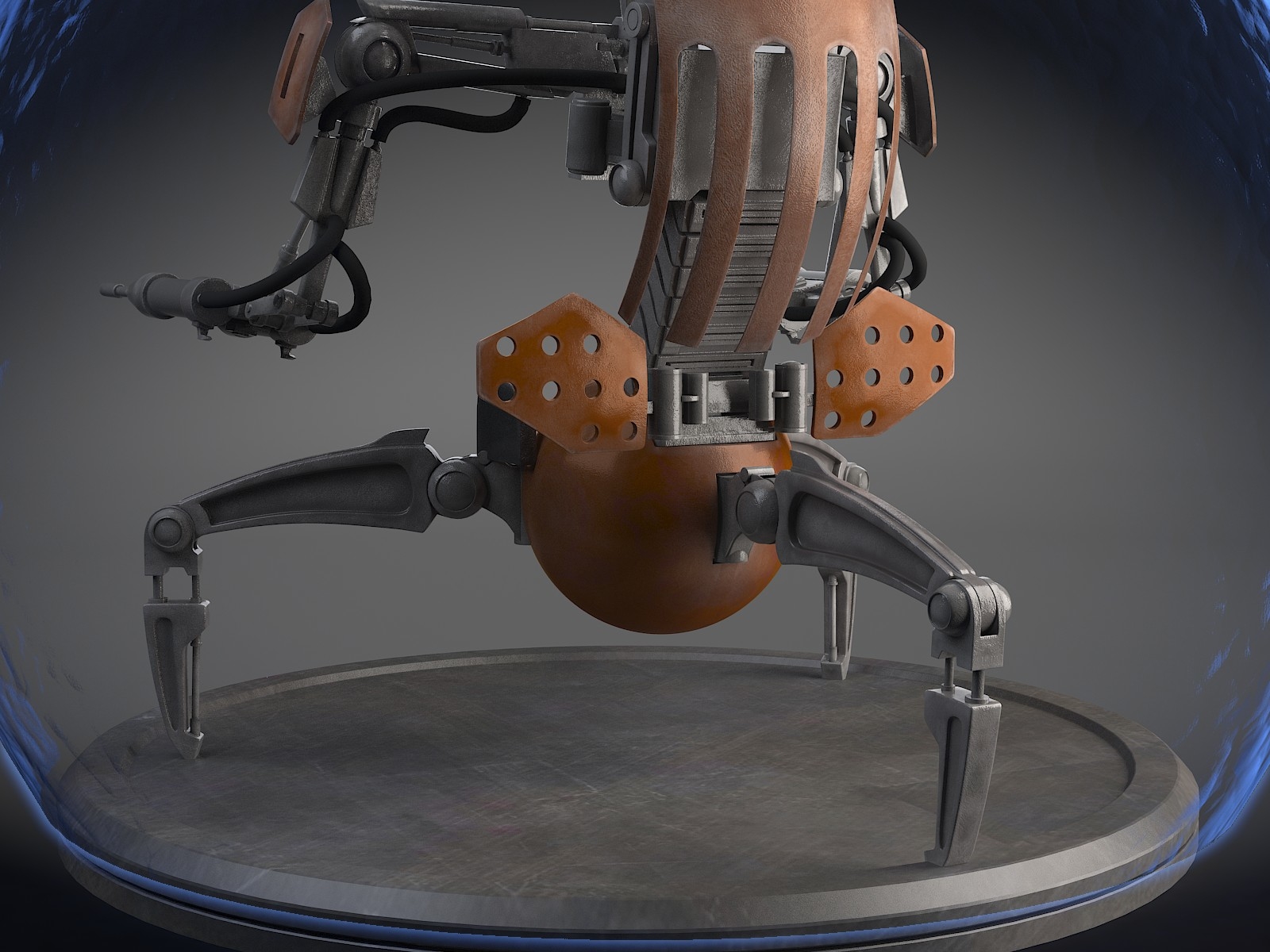 modèle 3D de Star Wars Droideka Destroyer Droid - TurboSquid 1052493