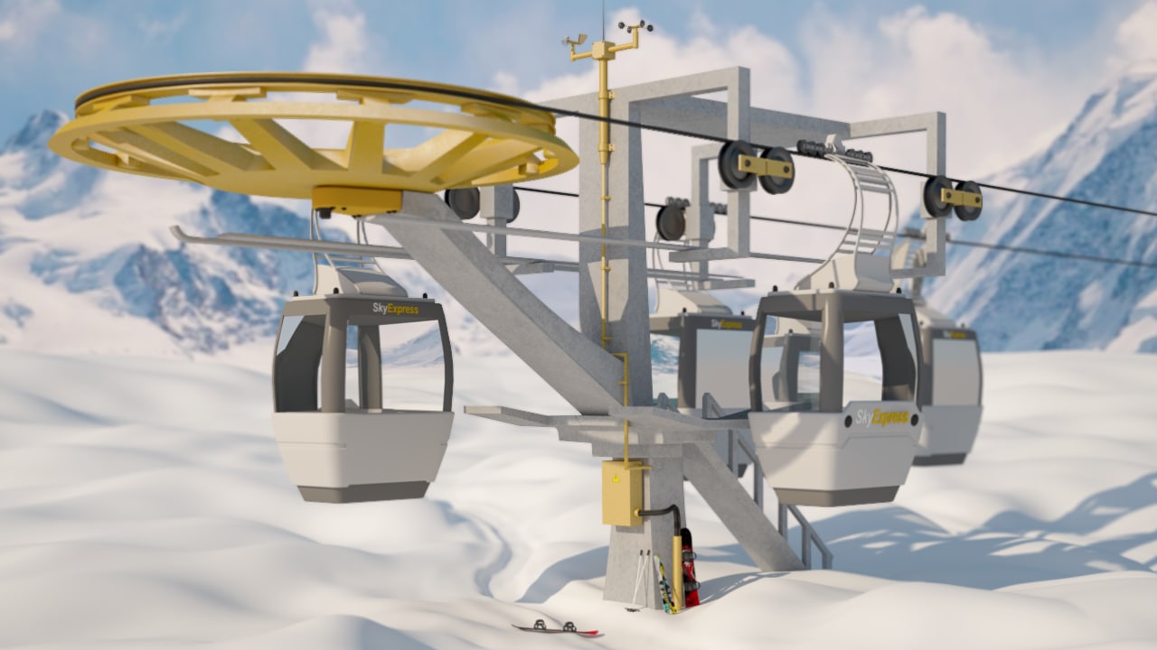 cableway ski lift max