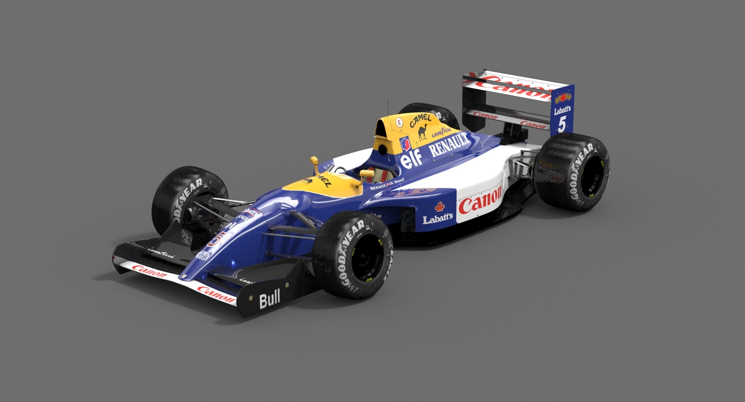 Williams FW14B Model 3D - TurboSquid 1052213
