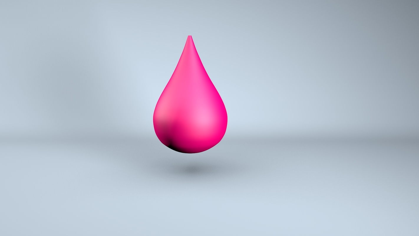 raindrop rain drop 3d c4d