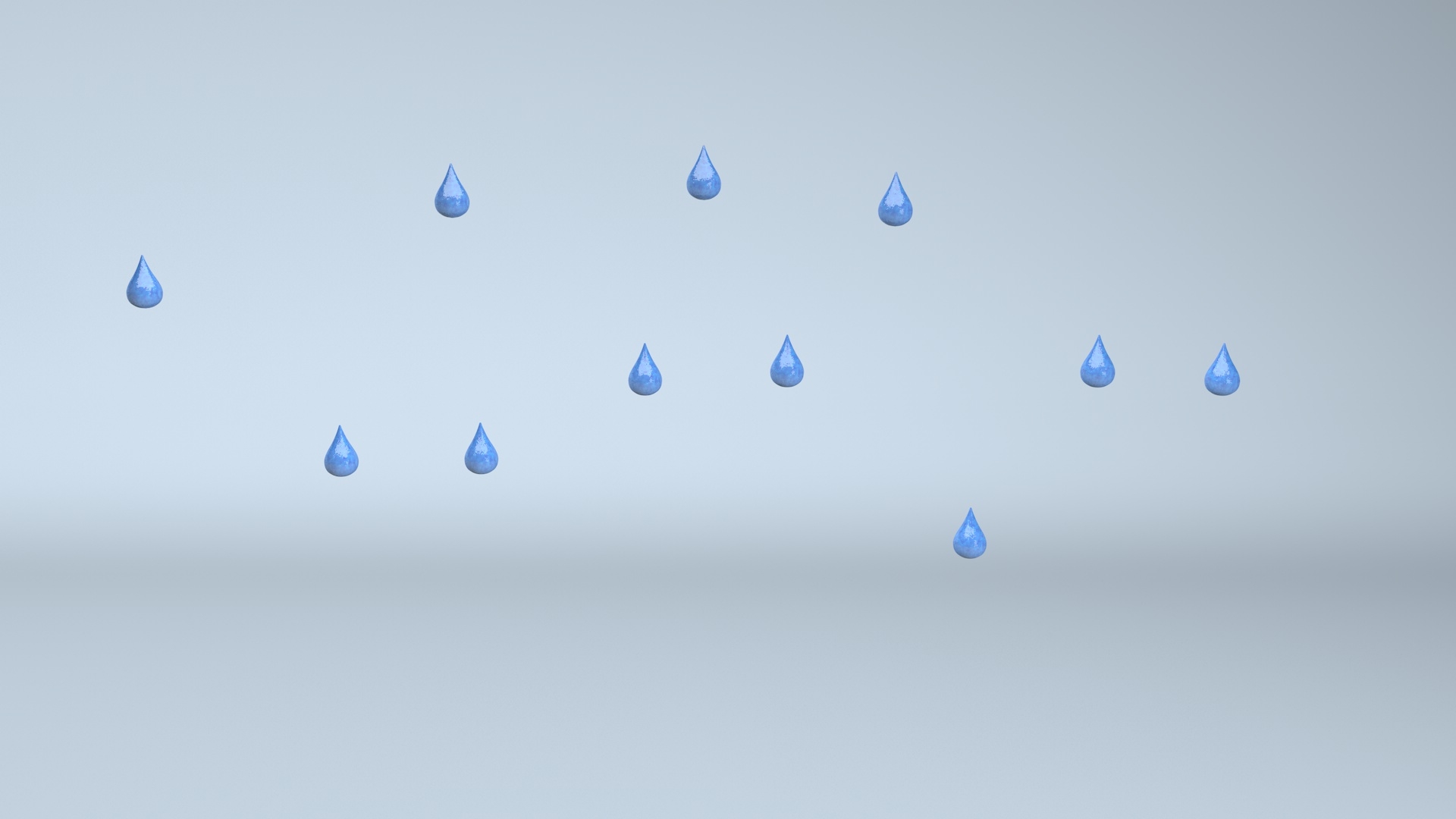 raindrop rain drop 3d c4d