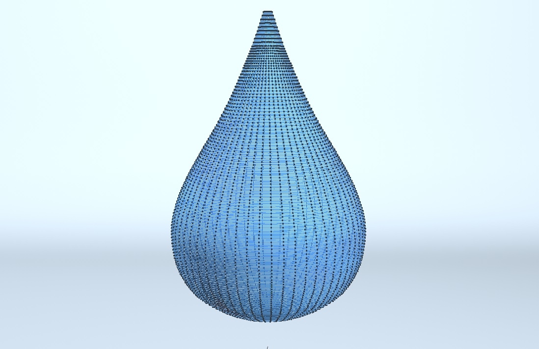 raindrop rain drop 3d c4d