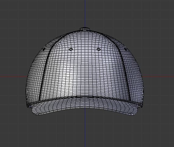 3d cap model