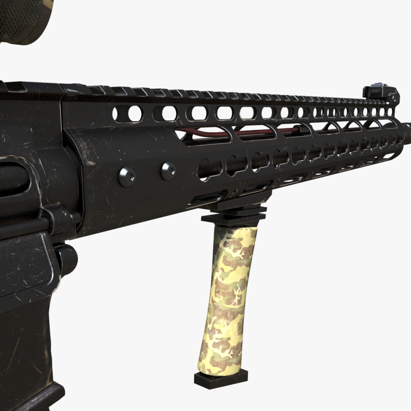 3d model ar-15 sight