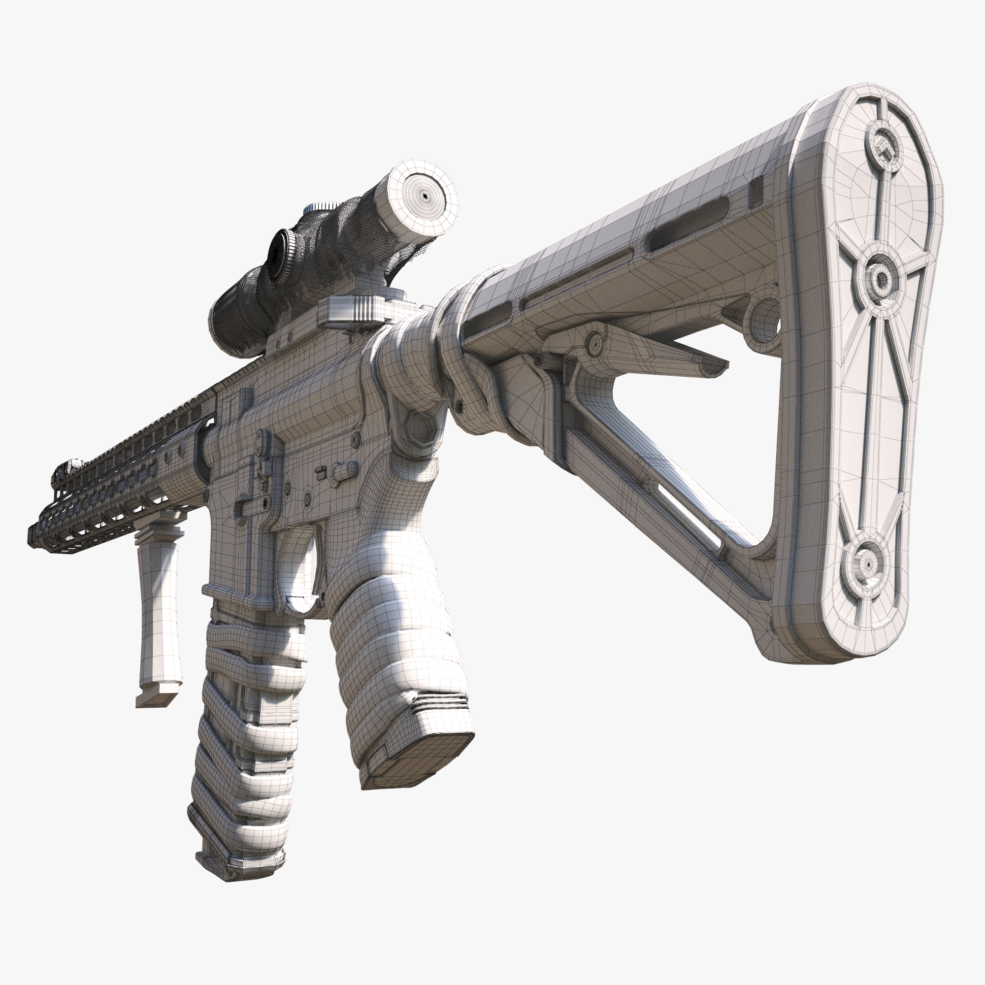 3d model ar-15 sight