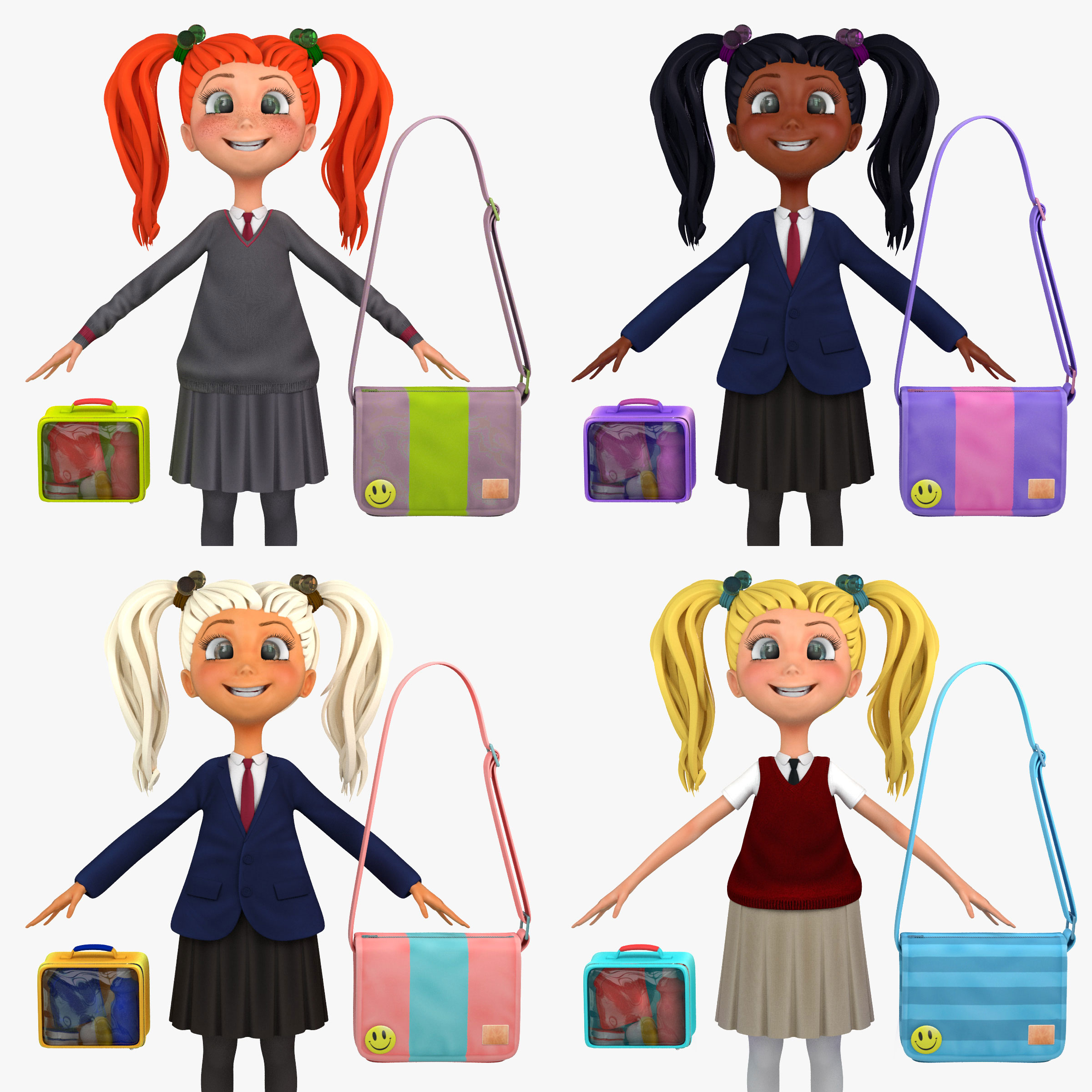 private student 3d model