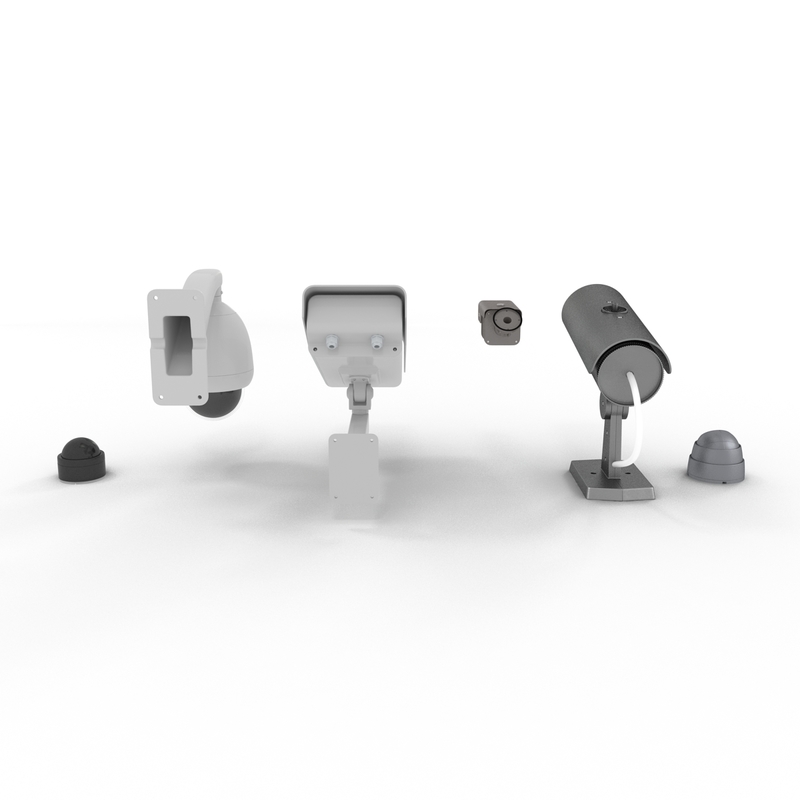 3d model of cctv cameras 2 security