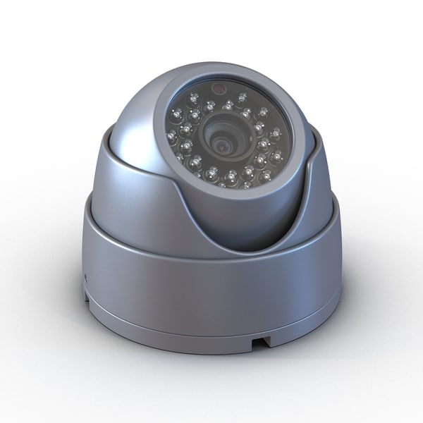 3d model of cctv cameras 2 security