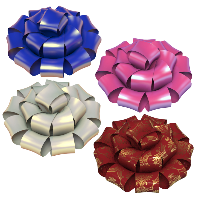 ribbons - 3d 3ds