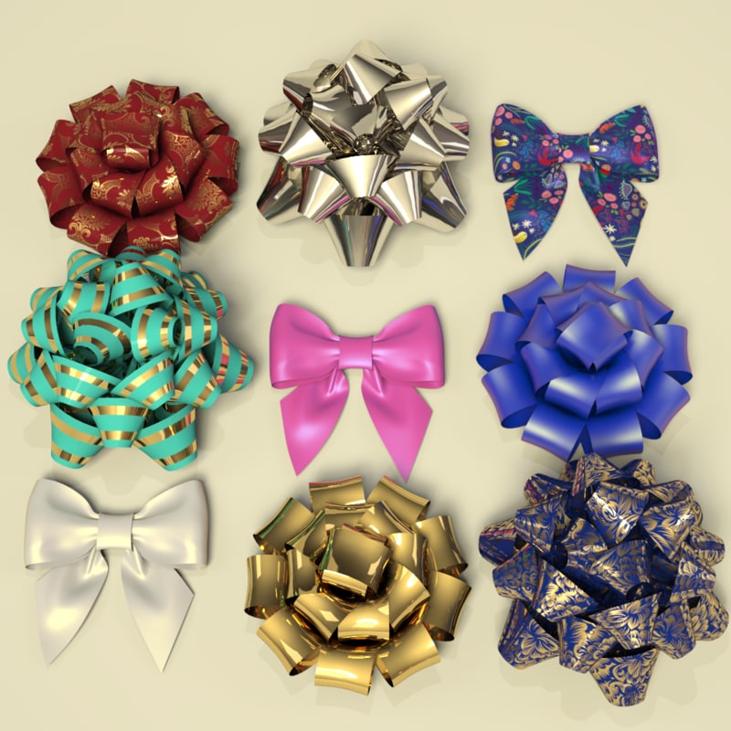 ribbons - 3d 3ds