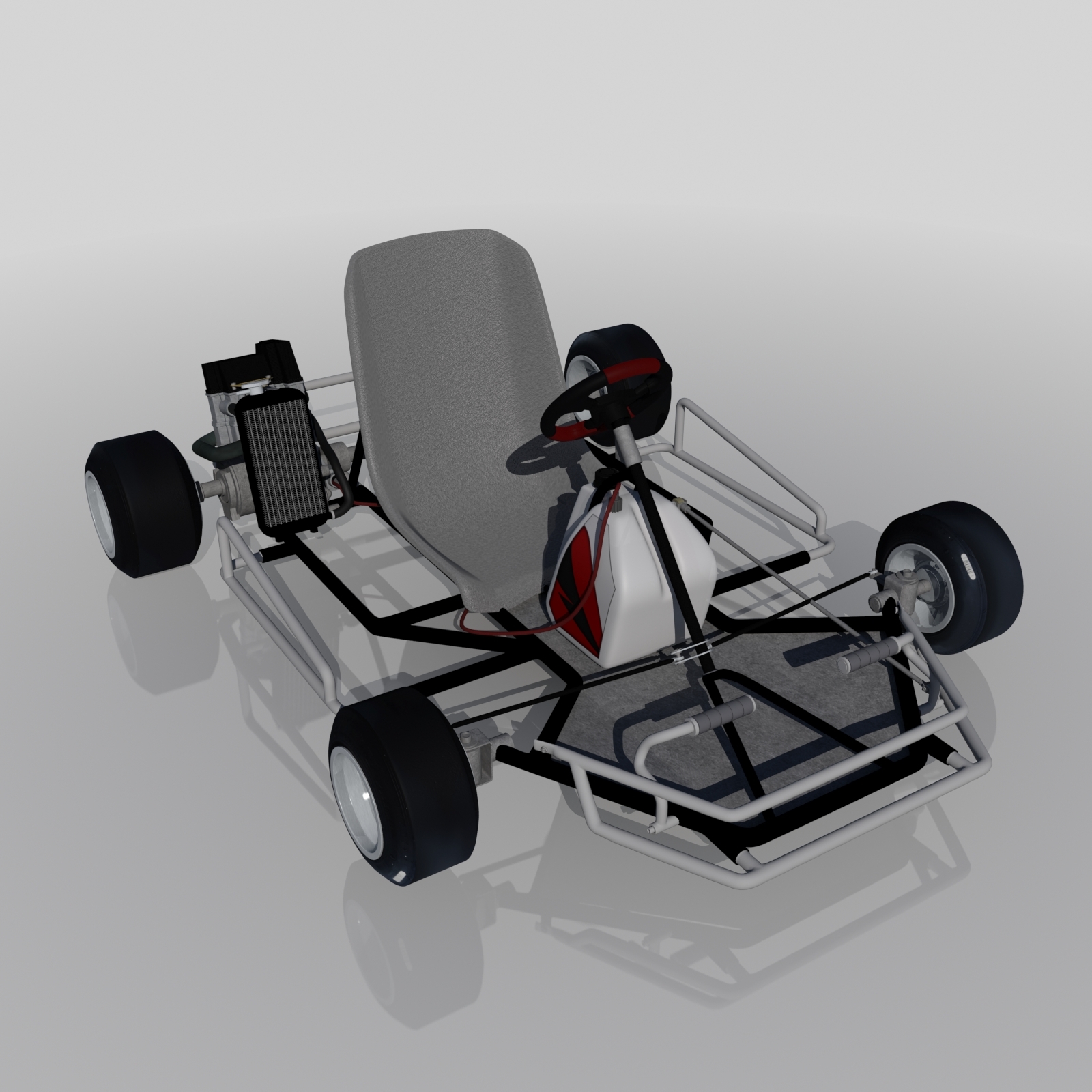3d model go-kart kart