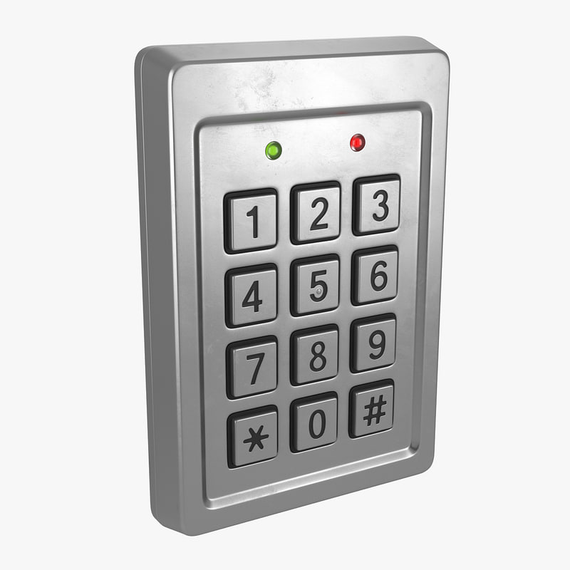 keypad pad 3d max