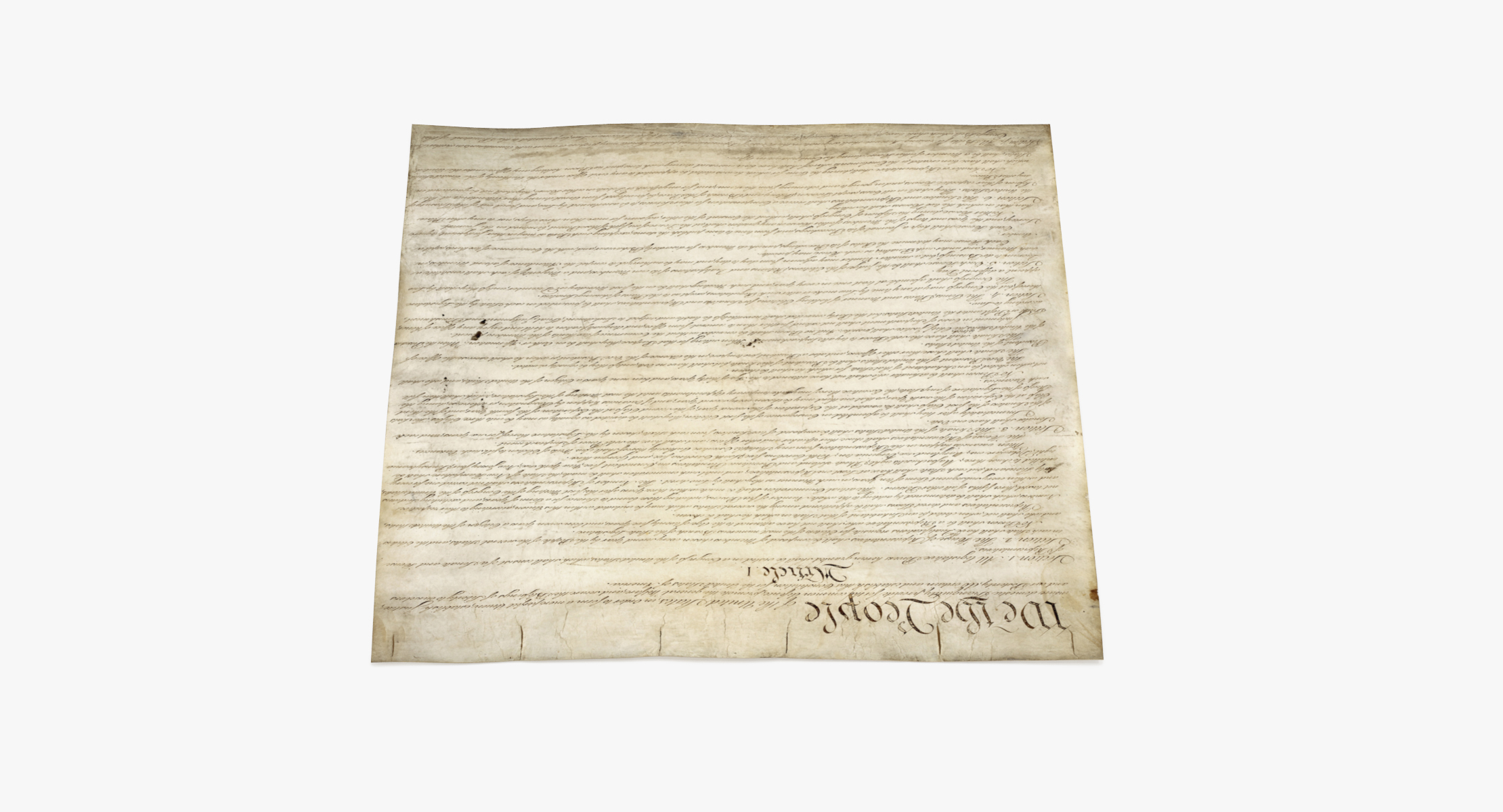 3d american constitution declaration independence