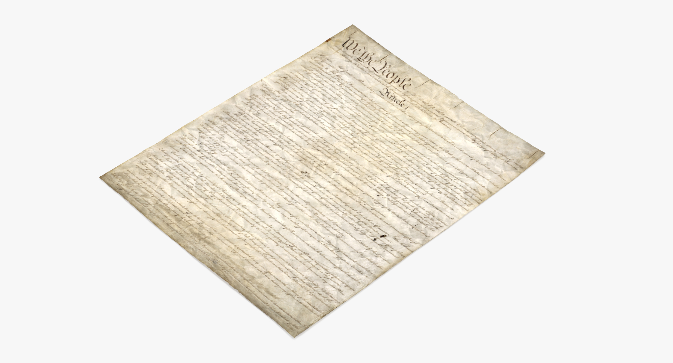 3d american constitution declaration independence