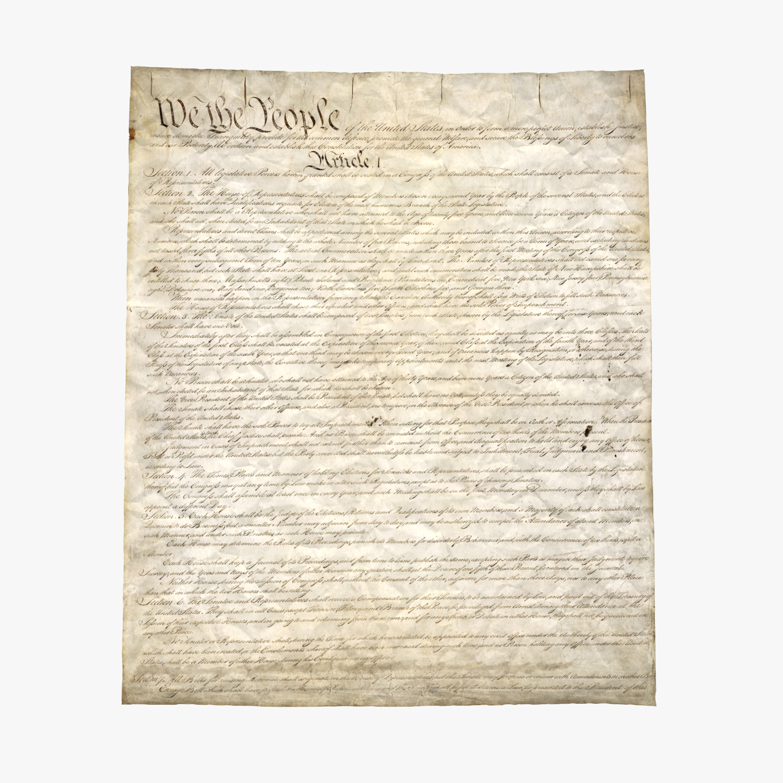 3d american constitution declaration independence