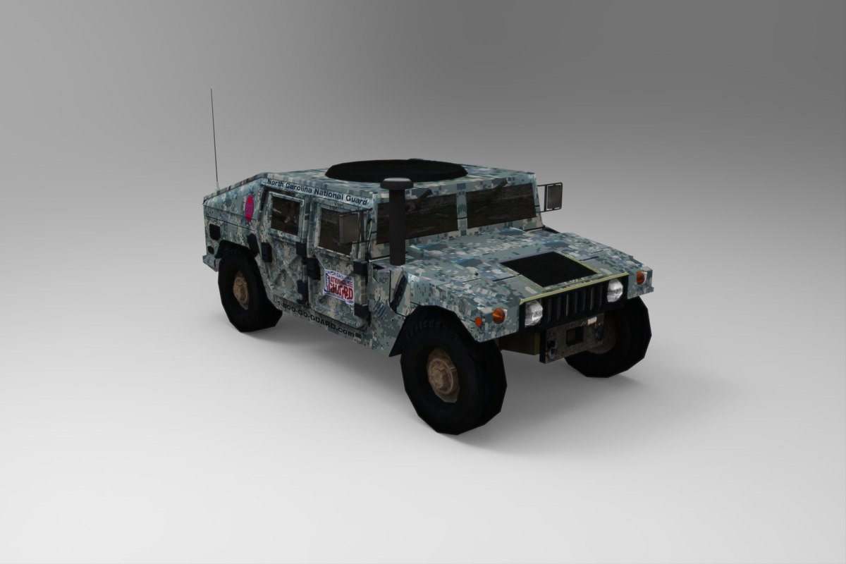 hummer hmmwv 3d model