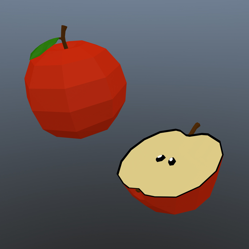 apple asset 3d obj