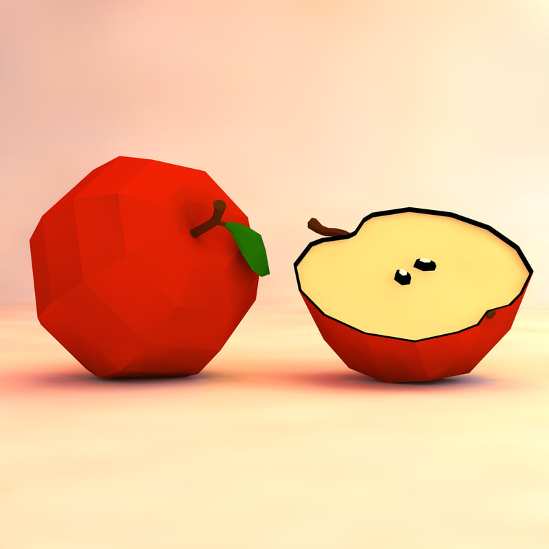 apple asset 3d obj