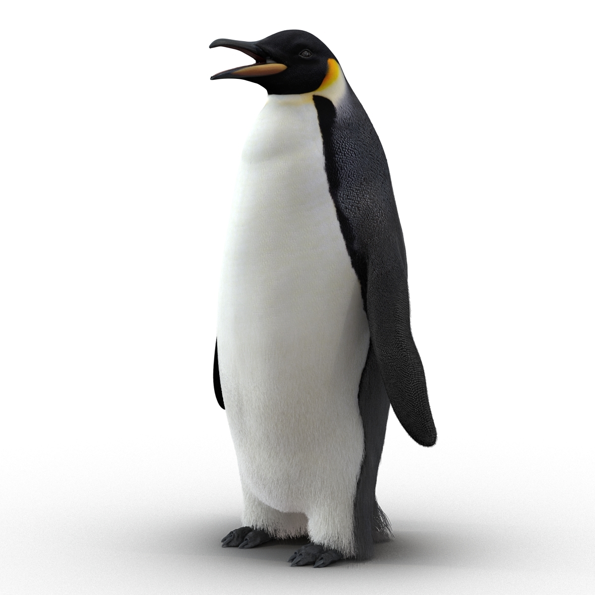 emperor penguin rigged fur ma