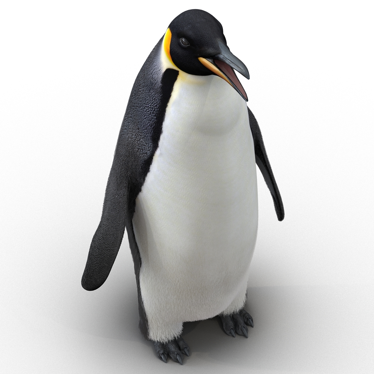 emperor penguin rigged fur ma