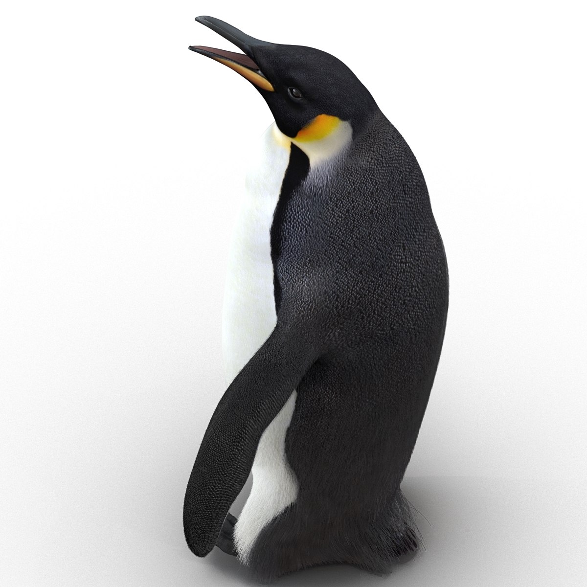 emperor penguin rigged fur ma