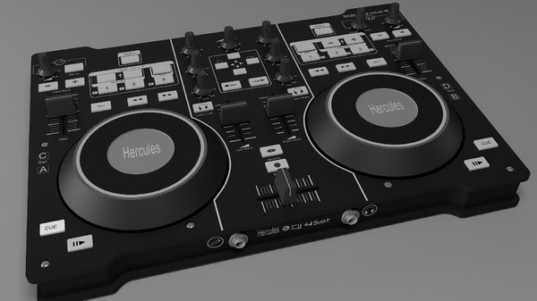 3d dj hero controller model