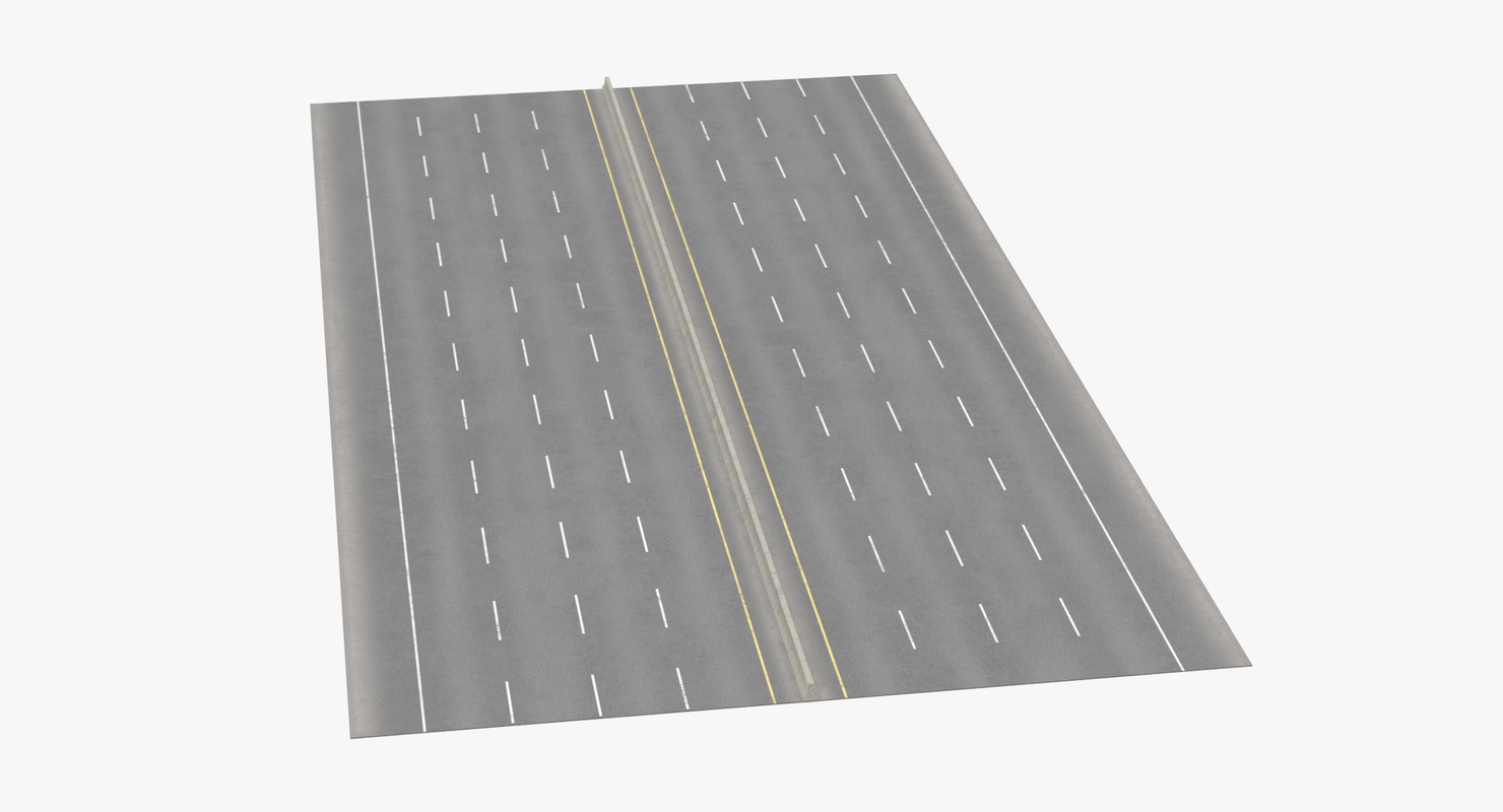 max 8 lane highway straight