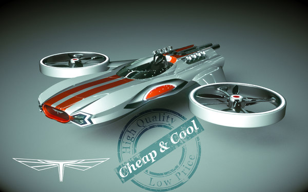 Flying Car 3D Models for Download | TurboSquid