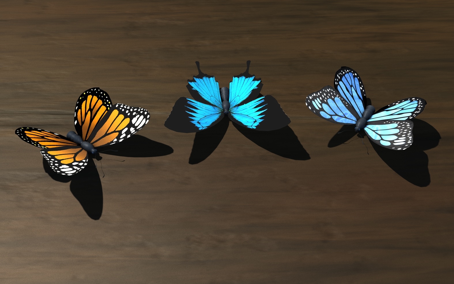 modelo 3d Mariposa Low Poly - TurboSquid 1053937