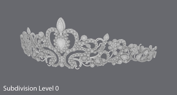 tiara 3d model